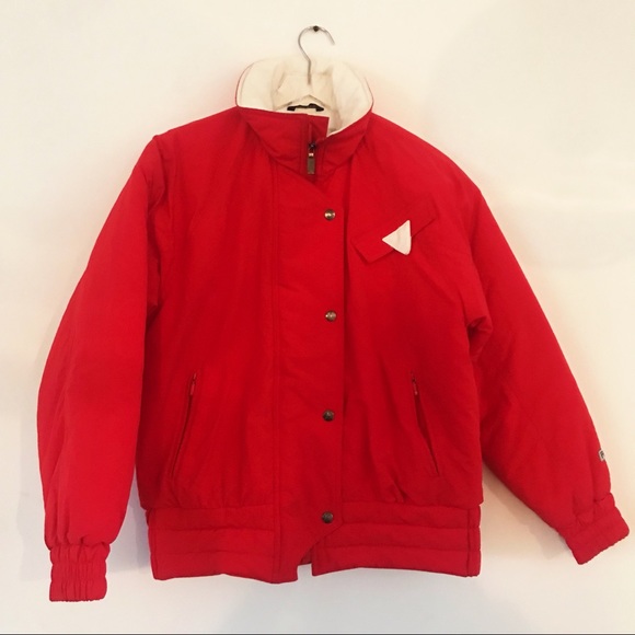 Fera | Jackets & Coats | Fera Ski Wear Beautiful Red Insulated Jacket ...